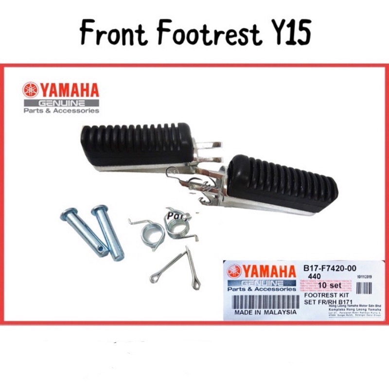 B17 Y15ZR / FZ150 Front Footrest Foot Rest / Pemijak Kaki Depan 1 | Shopee Malaysia