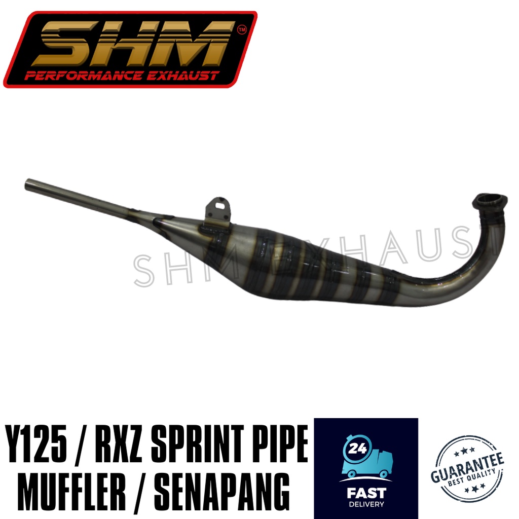 SHM Exhaust Yamaha Y125ZR Sprint Paip Senapang & Muffler K5/K6/K7 ...