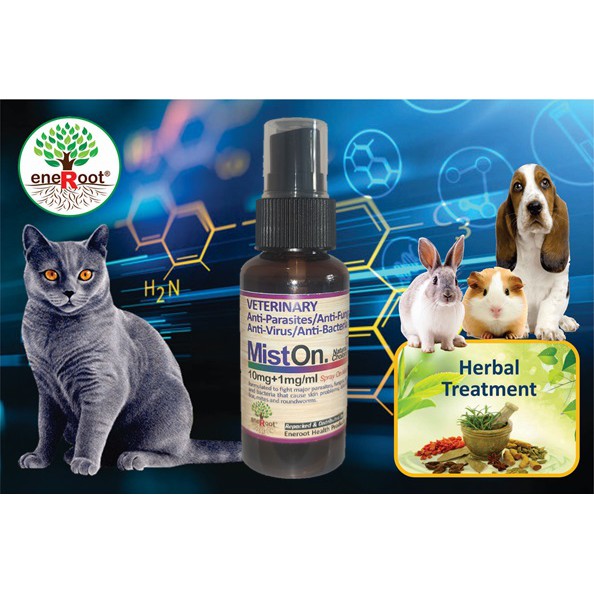 Spray Kurap Haiwan, Parasites, Fungus - Mist On 50ml | Shopee Malaysia