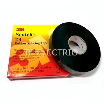 3M SCOTCH 23 / EUROTAP HIGH TENSION ADHESIVE TAPE ( 19MM X 9M X 0.76MM ...