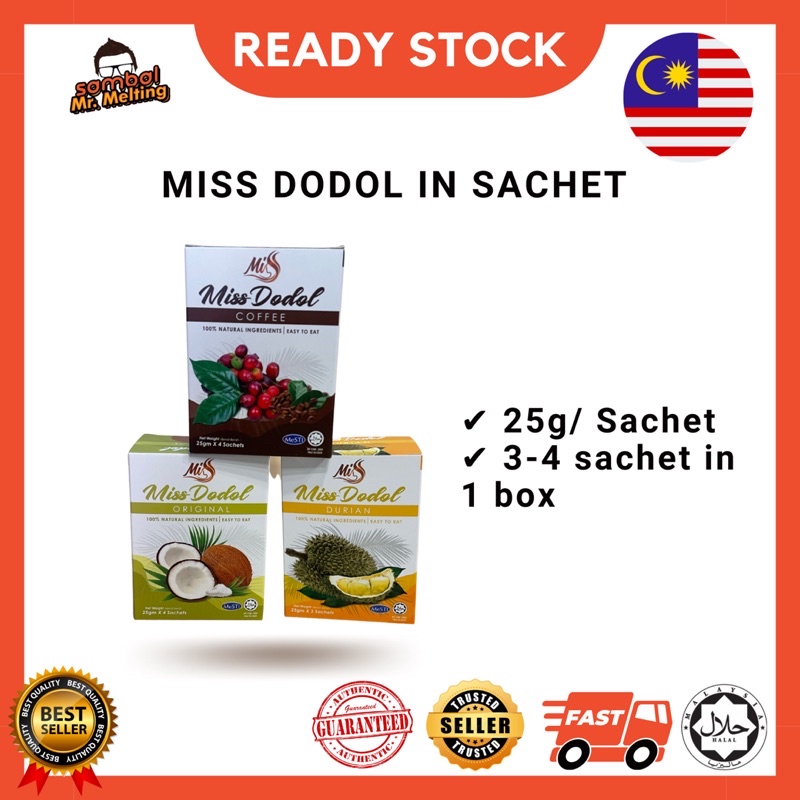 MISS DODOL | Dodol Sachet | Dodol 25g/Sachet | Shopee Malaysia