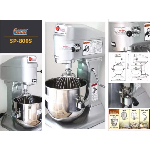 Original Taiwan SPAR Mixer SP800 SP-800 Stand Mixer Heavy Duty ...