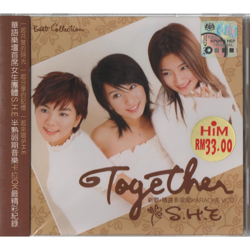 新歌+精选 影音館 2003 Karaoke VCD S.H.E - Together Best Collection | Shopee Malaysia