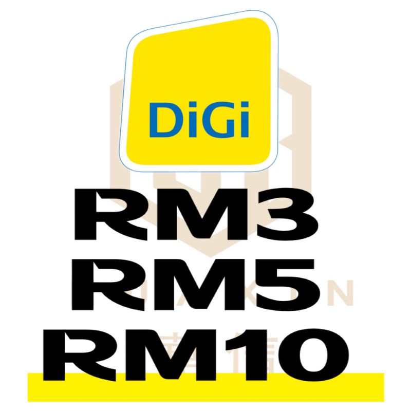DiGi Prepaid Topup RM3, RM5, RM10 (Direct Topup) | Shopee Malaysia