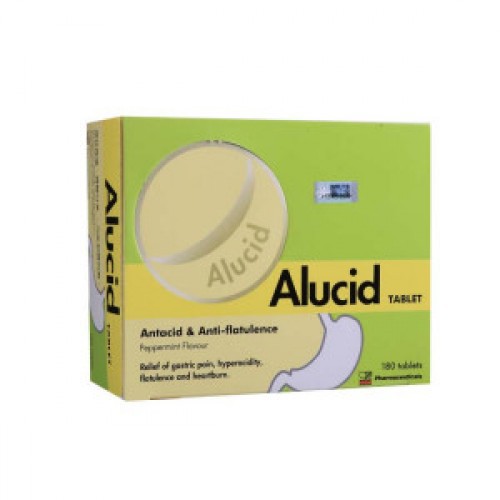 Alucid Tablet Antacid & Anti Flatulence - Peppermint (10'sx18) | Shopee ...