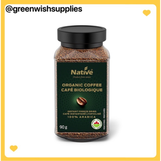 NATIVE - Organic Freeze Dried Coffee (90g) Exp:10/2026 [Non GMO][Gluten ...