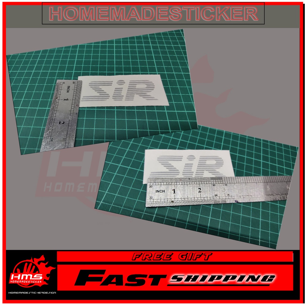 SIR HONDA STICKER DECAL 1 PCS | Shopee Malaysia