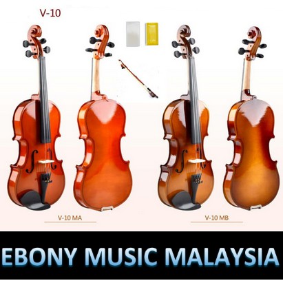 Professional Violin Deviser V-10 1/4 ,1/2 ,3/4 ,4/4 - maple top + Free Case+Bow+Rosin | Shopee ...