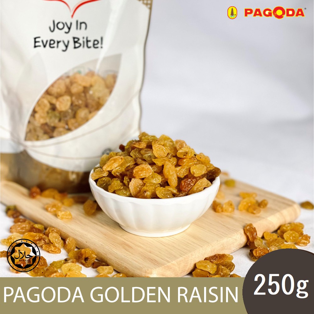 Pagoda Golden Raisins 300g / Premium Fresh Raisins / Kismis Halal ...