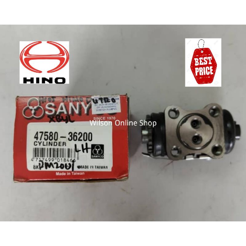Taiwan Sanyco Hino Dutro WU300,WU410 brake pump wheel cylinder Rear LH ...