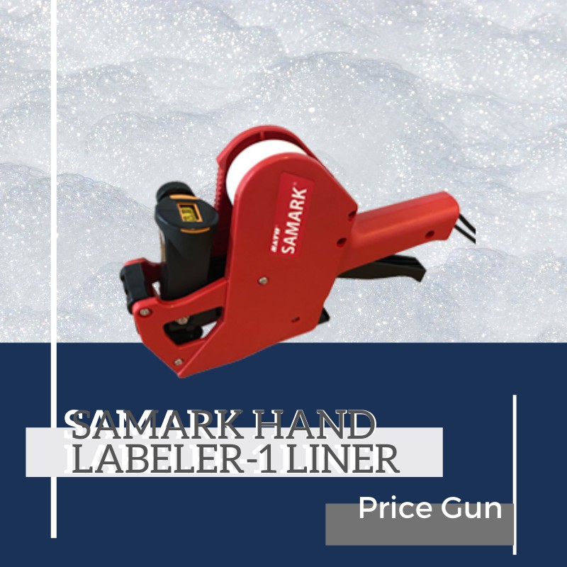 SAMARK Hand Labeler Price Gun Machine Price Tag Gun 1 Liner | Shopee ...