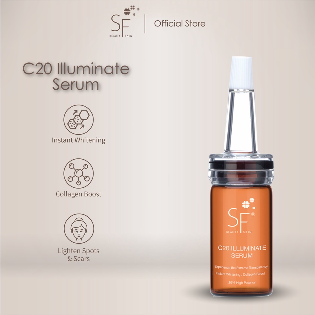 SF Beauty Skin 5ml C20 Illuminate Serum Whitening Serum Face Serum ...