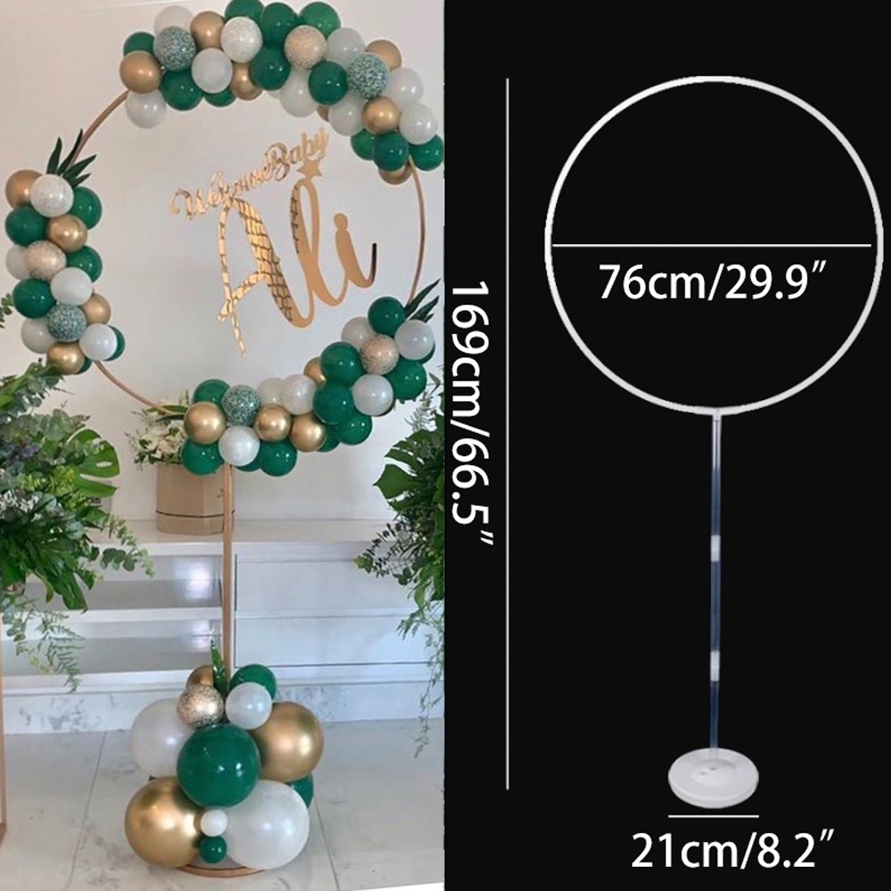 New Round Circle Balloons Stand Balloon Hoop Holder Arch Weddng ...