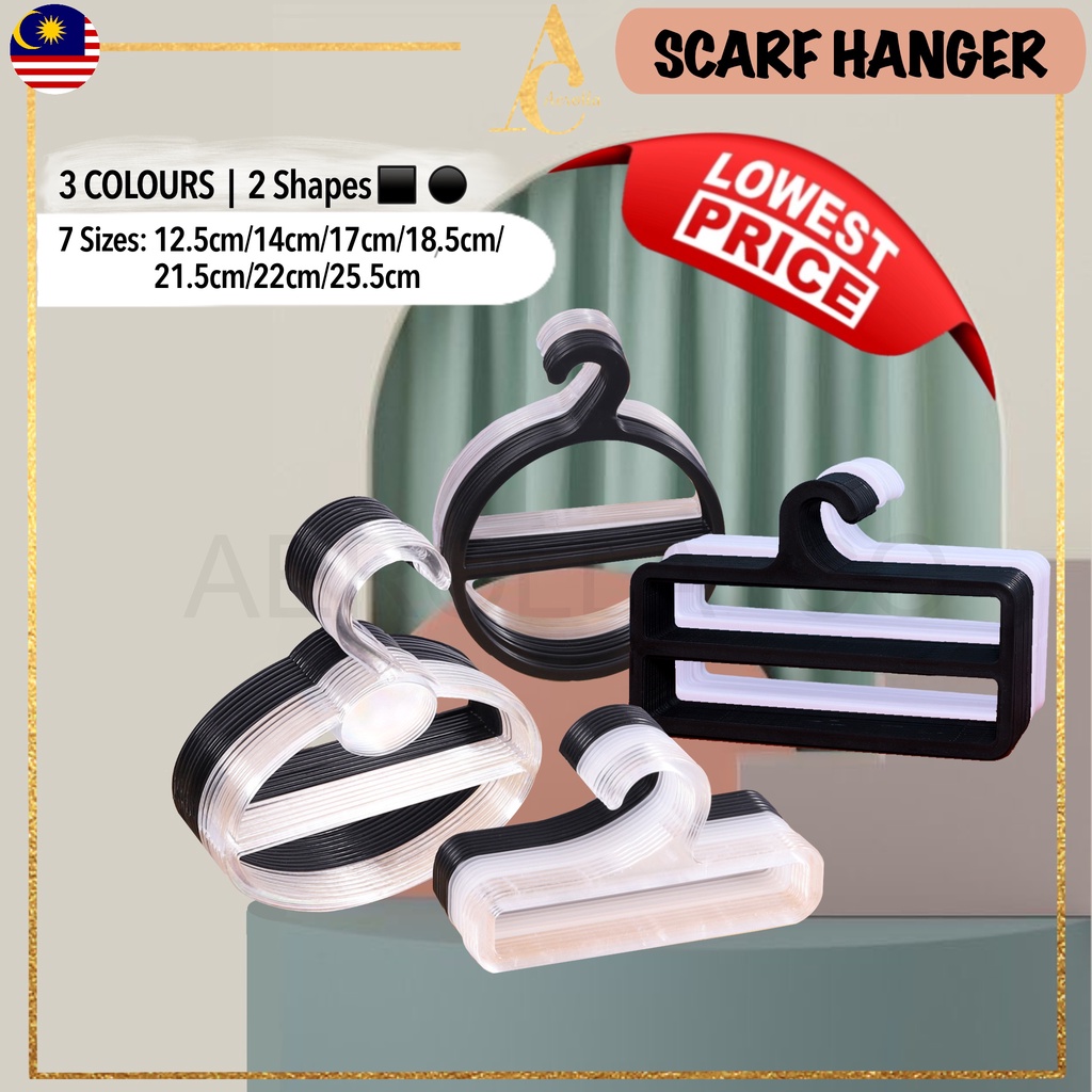 🔥LOWEST PRICE🔥 HANGER TUDUNG / HANGER SHAWL PETAK UKURAN BULAT HANGER ...