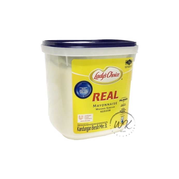 Lady's Choice Real Mayonnaise / Mayonis Sebenar HALAL 3L 纯正美玉百酱 ...