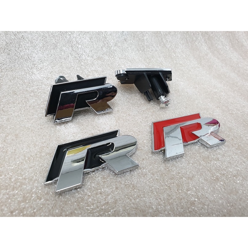 3D R line Logo Car Badge Decal Grill grille Rear Trunk Emblem Sticker ...