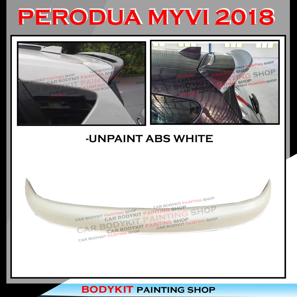 PERODUA NEW MYVI GEN 3 2018-2022 REAR SPOILER DUCKTAIL ADD ON OE ...