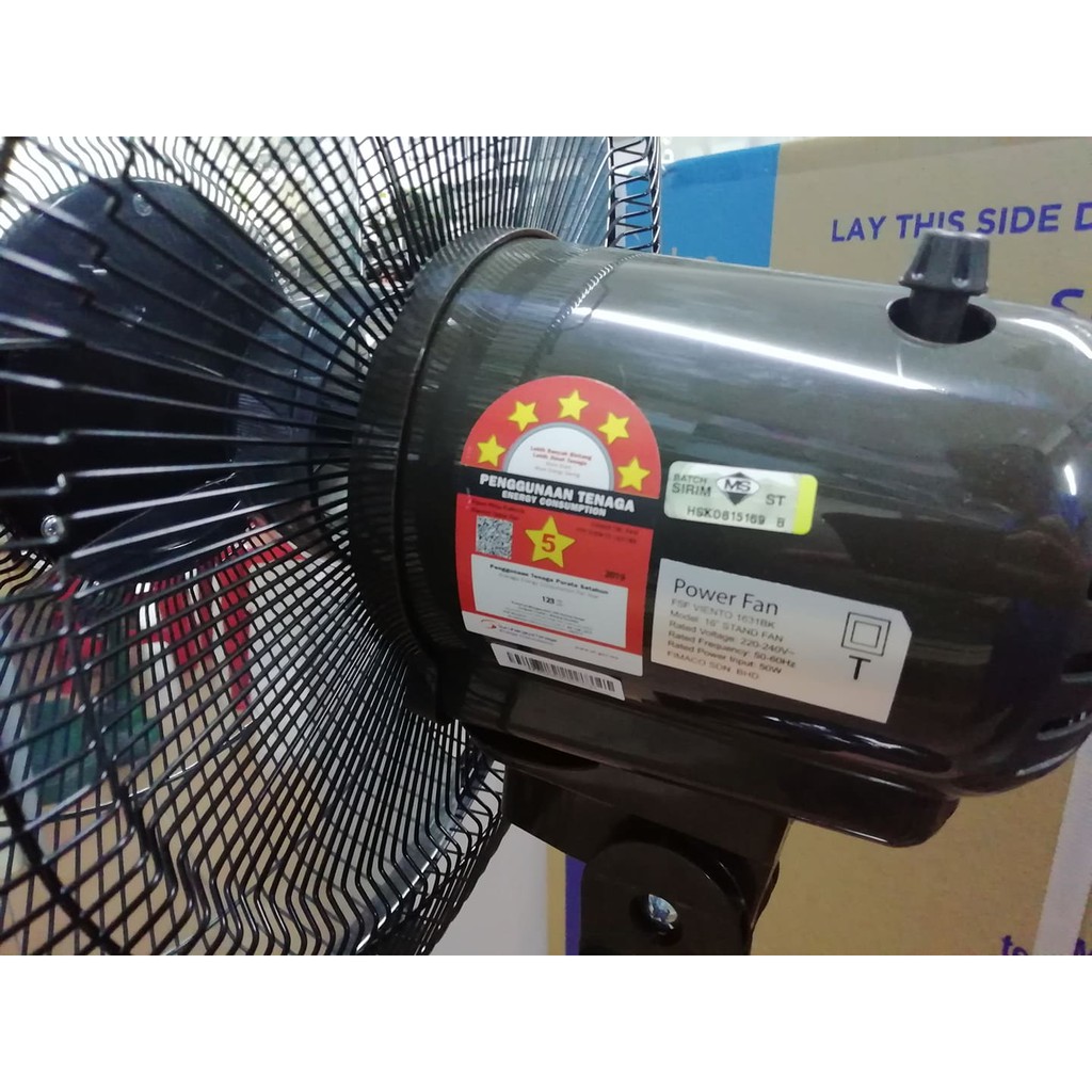 FABER STAND FAN FSF VIENTO 1631BK 16" 【WARRANTY 3 YEAR】KIPAS SENDIRI ...