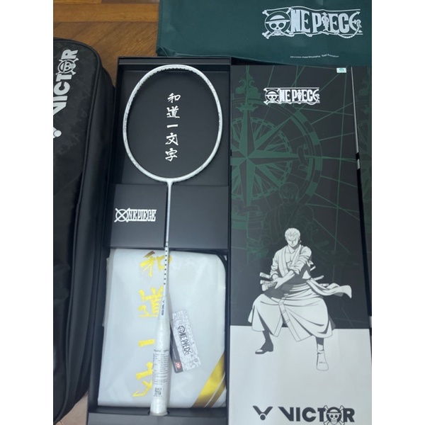 Victor X One Piece Limited edition (White Zoro Racquet) | Shopee Malaysia