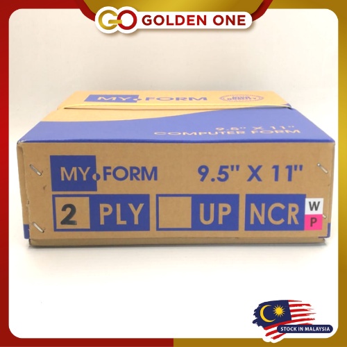 MY FORM COMPUTER FORM-9.5"X11" 1PLY/1PLY 2UP/2PLY/2PLY 2UP/2PLY NCR WP ...