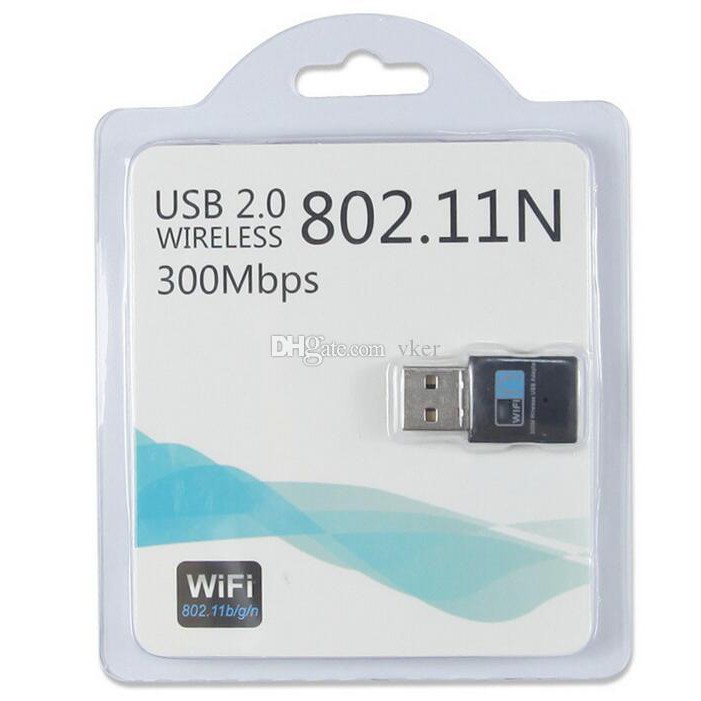 300mbps USB Wifi PC Laptop Wireless Adapter - Blue | Shopee Malaysia