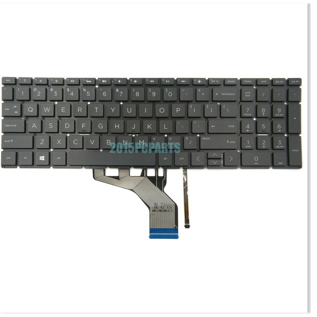 Hp Keyboard 15DA, 15-DA, 15S-DU, 250 G7, 255 G7, 256 G7, 17BY, 17CA ...