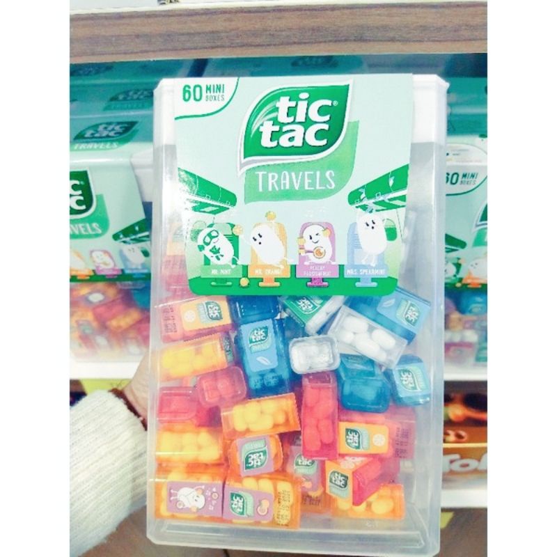 Langkawi TicTac Travel 60 Mini Boxes Mix Flavour, Mini 98g | Shopee ...