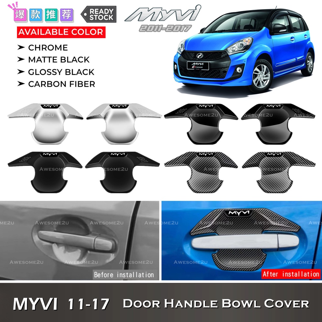 Awesome2u Perodua Myvi Lagi Best Icon 2011-2017 Door Handle Bowl Cover ...