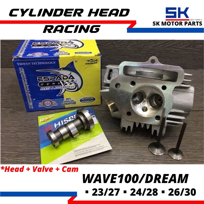 Racing Head Ex5 Dream/Wave100/Class 1(23/27)(24/28)(26/30)ESPADA(racing ...
