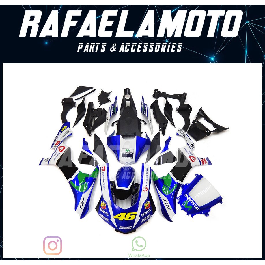Yamaha YZF R1 Year 15-19 R1M Full Coverset Fairing 27 | Shopee Malaysia