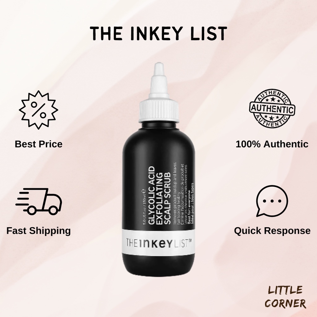 The Inkey List Glycolic Acid Exfoliating Scalp Scrub 150ml | Shopee ...