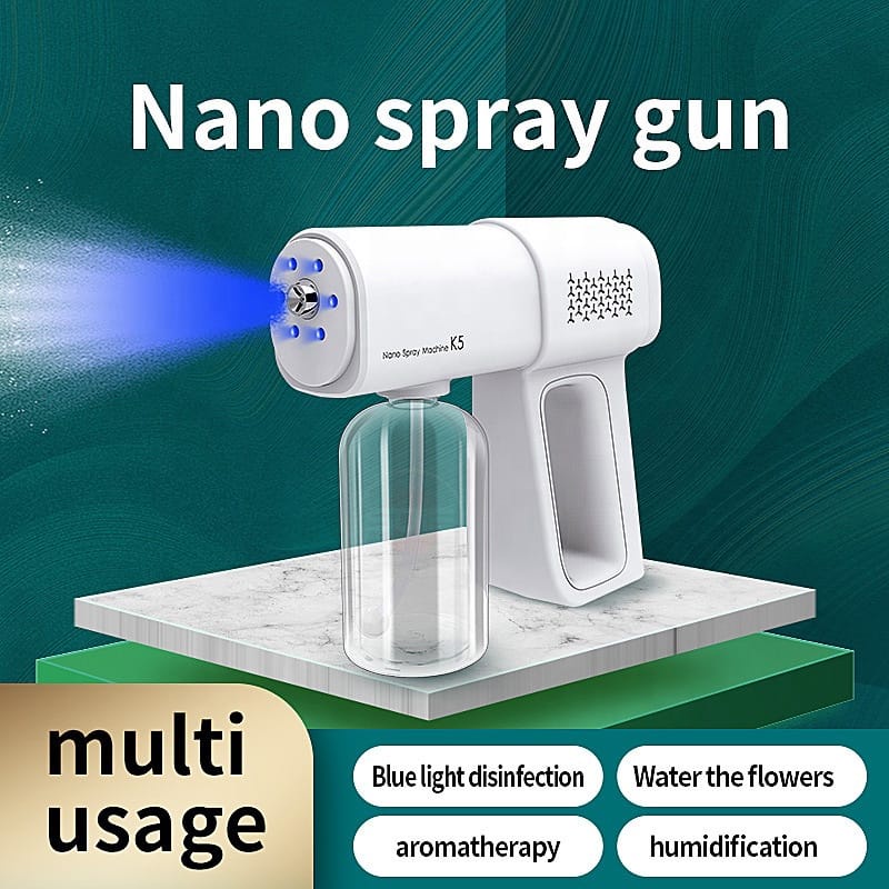 Disinfection Spray Gun New Model K5 PRO Wireless Rechargeable Nano Blue Ray Spray Gun / Nano ...