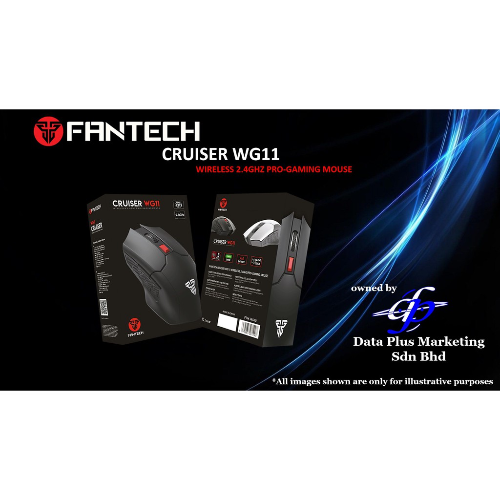 Fantech CRUISER WG11 WIRELESS 2.4GHZ PRO-GAMING MOUSE | Shopee Malaysia