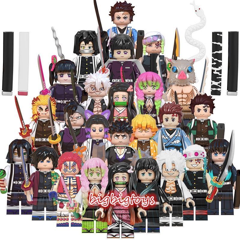 Toy Blocks Bricks Demon Slayer Bricks Minifigure Action Figure Demon ...