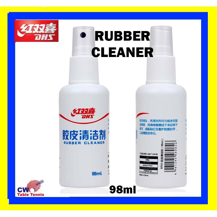 DHS Rubber Sheet Cleaner with pump spray head Ping Pong Getah Cleaner ...