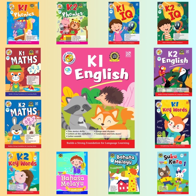 [ABO] Bright Kids Books Series K1 & K2 2020-2022 (Pelangi) | Shopee ...