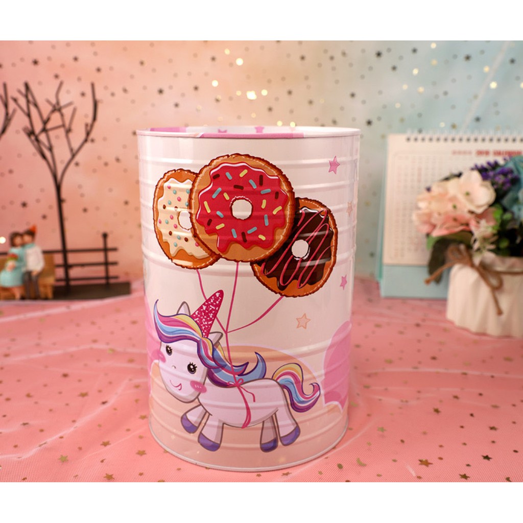 The Gift Coin bank metal tabung duit tabung syling tabung besi coin box ...