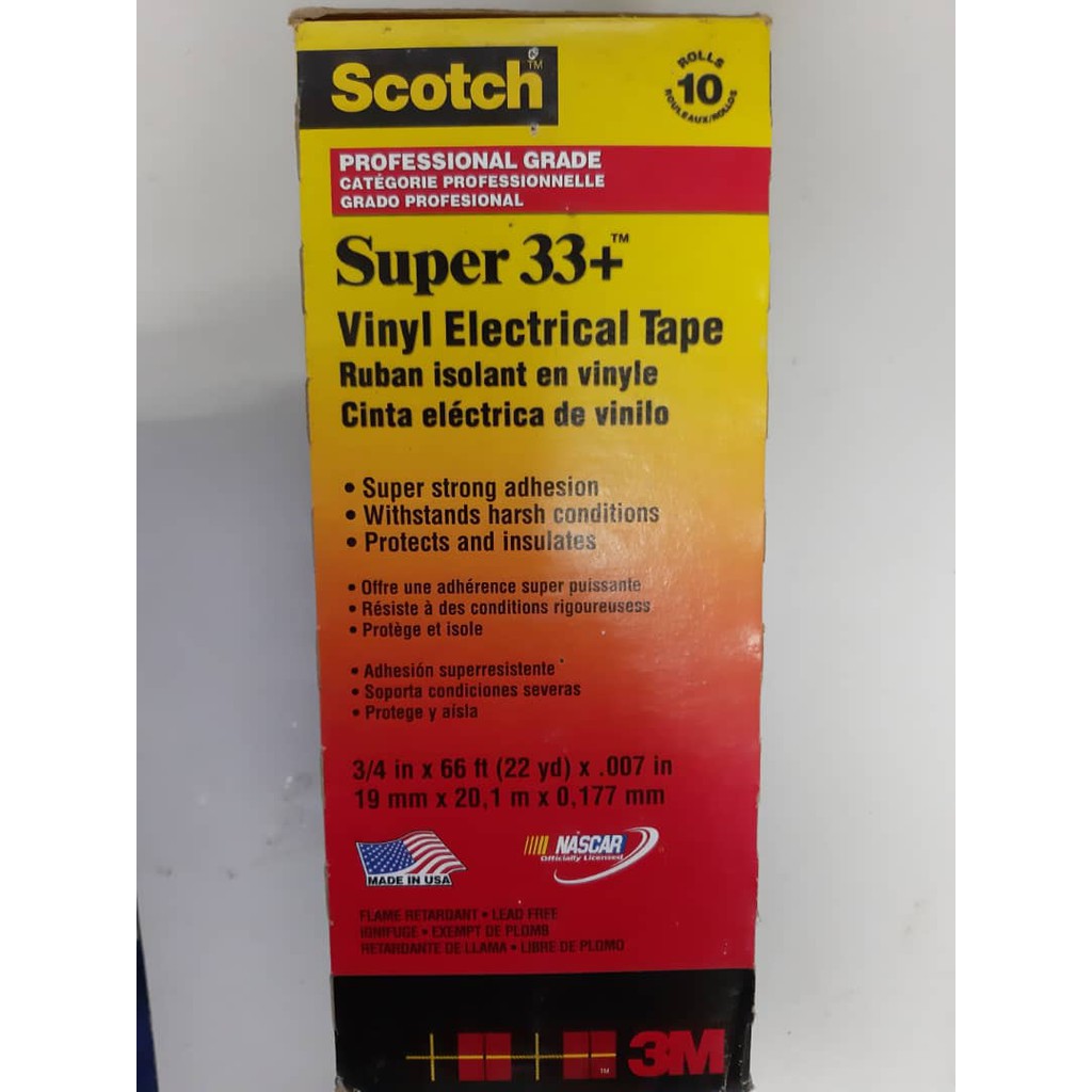3M Scotch Super 33+ / 3M TAPE / ELECTRICAL TAPE Scotch® Electrical ...