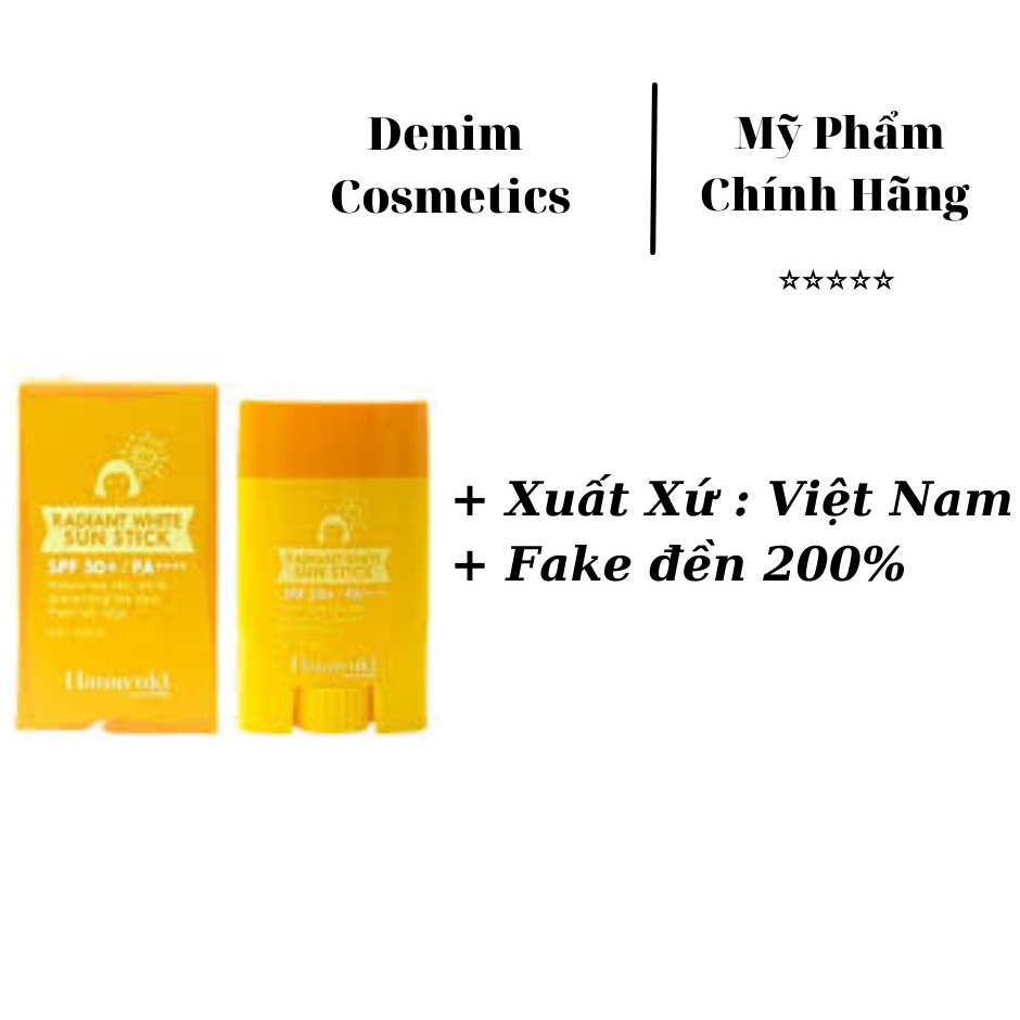 Hanayuki Radiant White Sun Stick protects perfect skin 22gr - GENUINE ...
