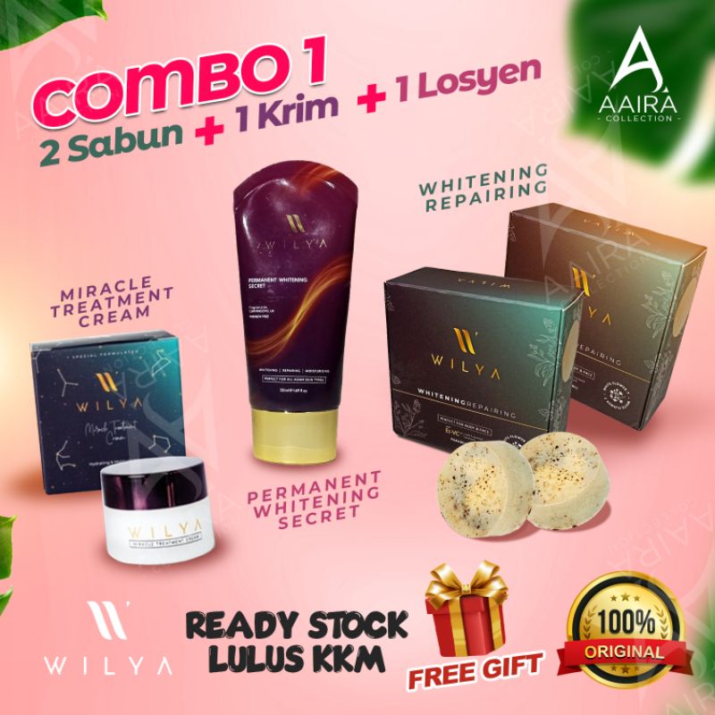 NEW SET WILYA COMBO 💯 ORIGINAL WILYA... | Shopee Malaysia