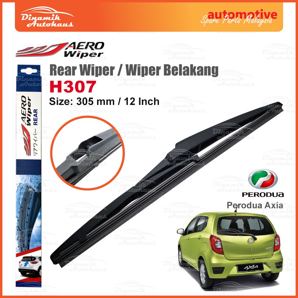 Perodua Axia Car Windscreen Rear Wiper Back Wiper Belakang Size 12 ...