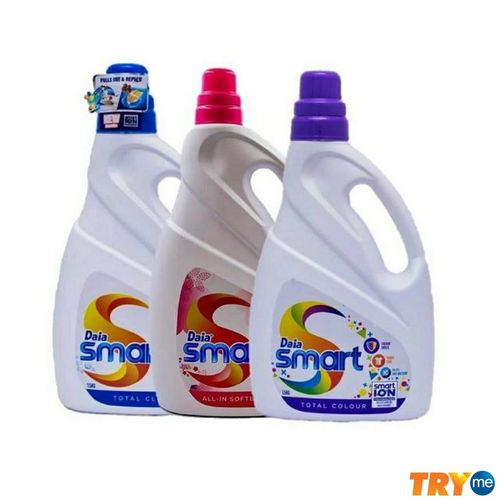 Daia Smart Concentrated Liquid Detergent 3.8kg - 3 Variants | Shopee ...