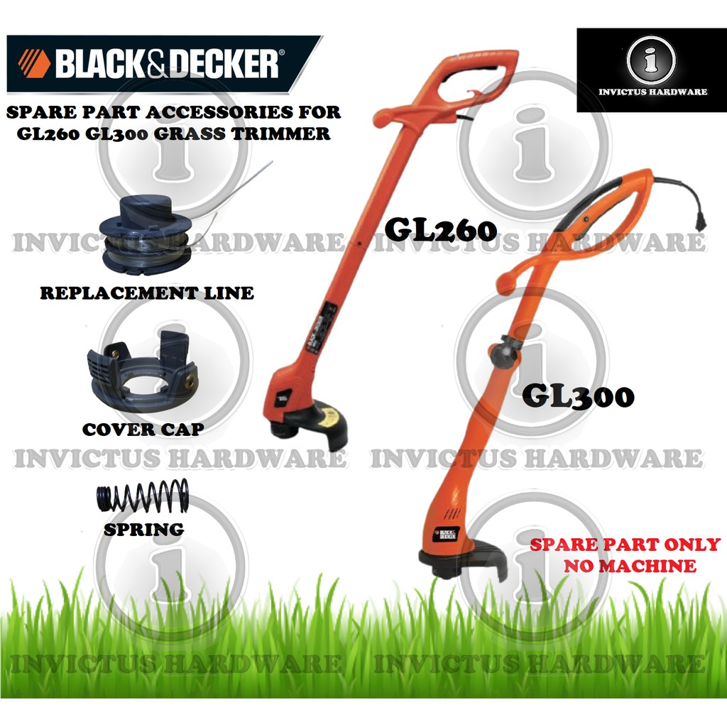 BLACK AND DECKER GL300 GL260 GRASS TRIMMER SPARE PART REPLACEMENT ...