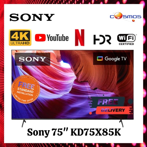 Sony 75 Inch KD-75X85K 4K UHD Google TV KD75X85K Smart TV | Shopee Malaysia