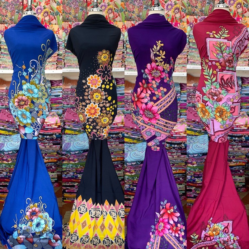BATIK LUKIS TANGAN [4meter][STONED] | Shopee Malaysia