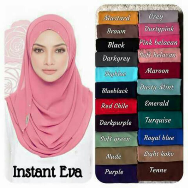 Instant double loop eva @ instant Alice ( 2 muka ) | Shopee Malaysia