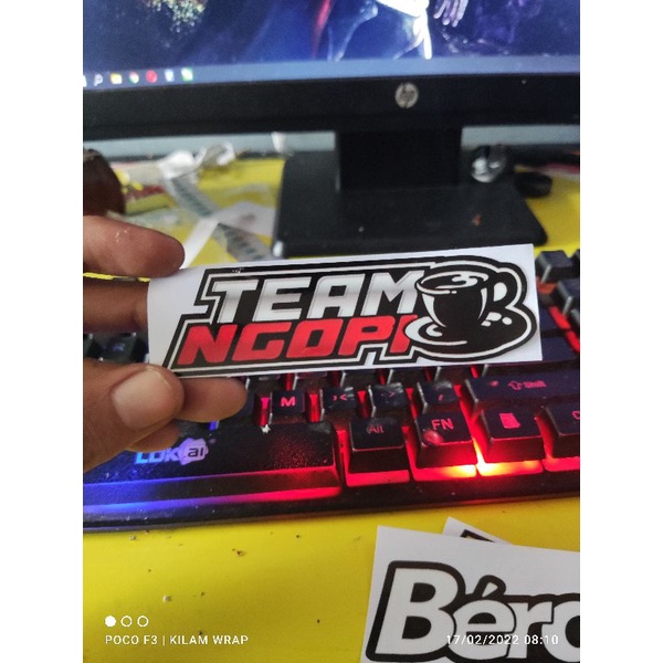 Hologram AND NON HOLOGRAM NGOPI TEAM STICKERS | Shopee Malaysia