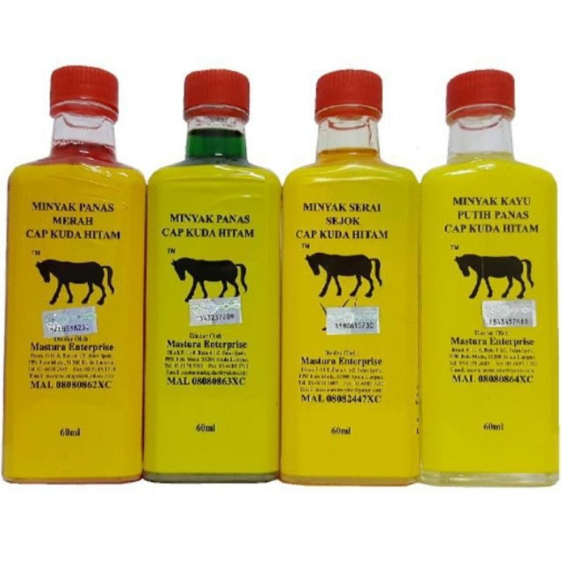 MINYAK PANAS CAP KUDA HITAM 60 ml | Shopee Malaysia