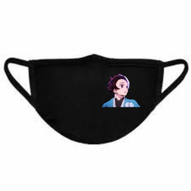 Face Mask Anime Demon Slayer / Kimetsu no Yaiba / Tanjiro / Nezuko ...
