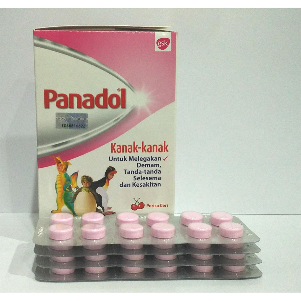 Panadol for Children Chewable Tab 120mg 12's (EXP: March 2027) | Shopee ...